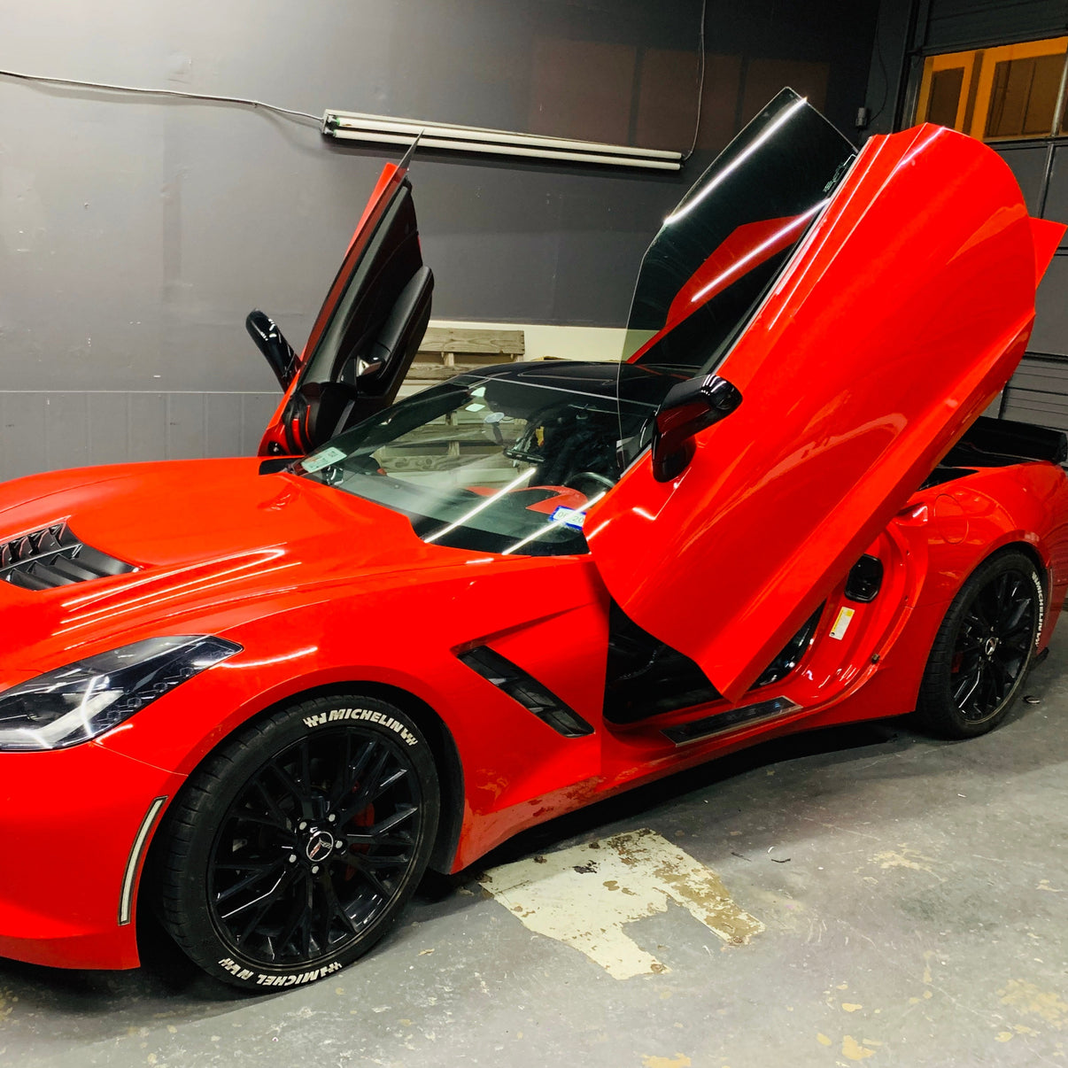 Chevrolet Corvette C7 2014-2019 Vertical Doors Lambo Doors Kit – lambo ...