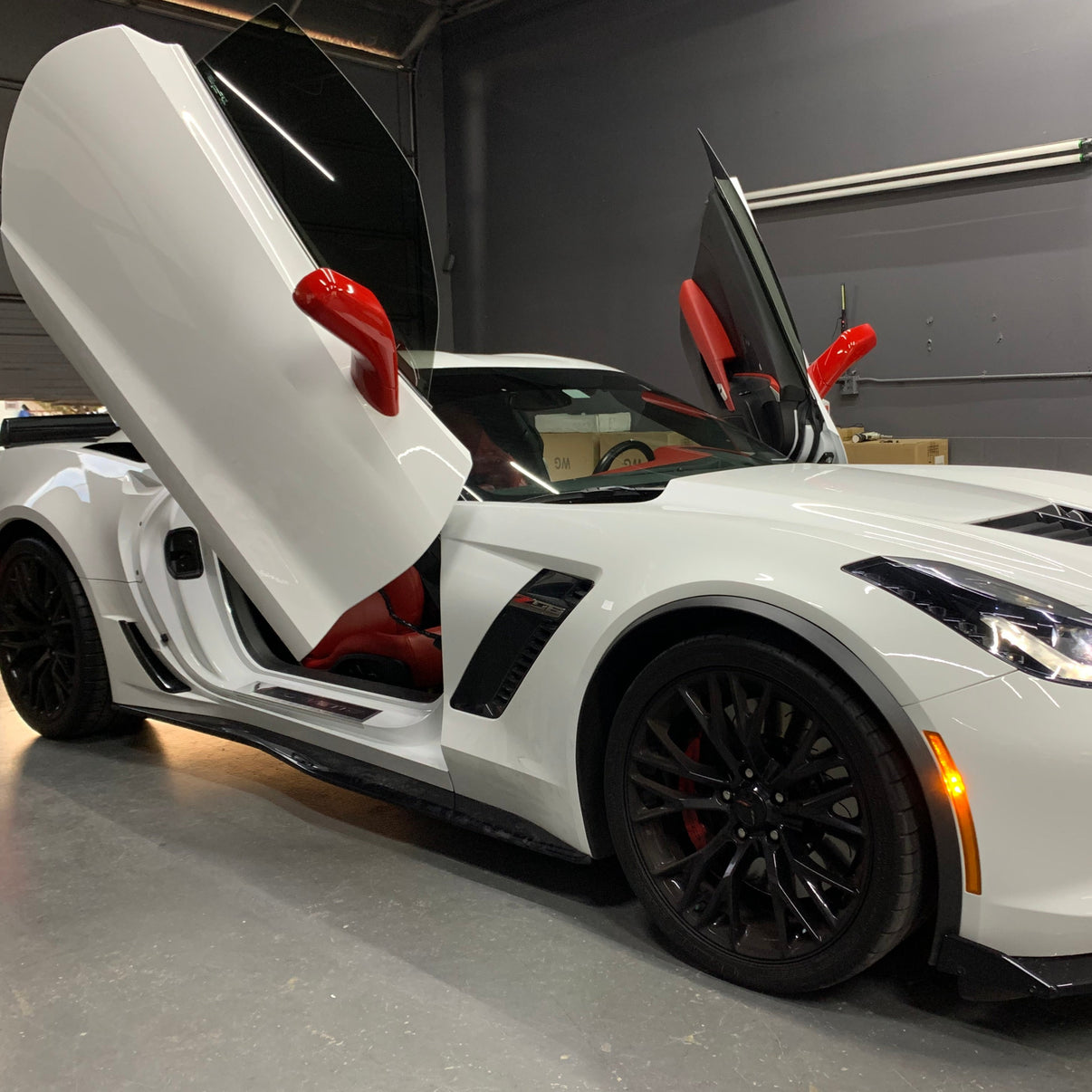 Chevrolet Corvette C7 2014-2019 Vertical Doors Lambo Doors Kit – lambo ...