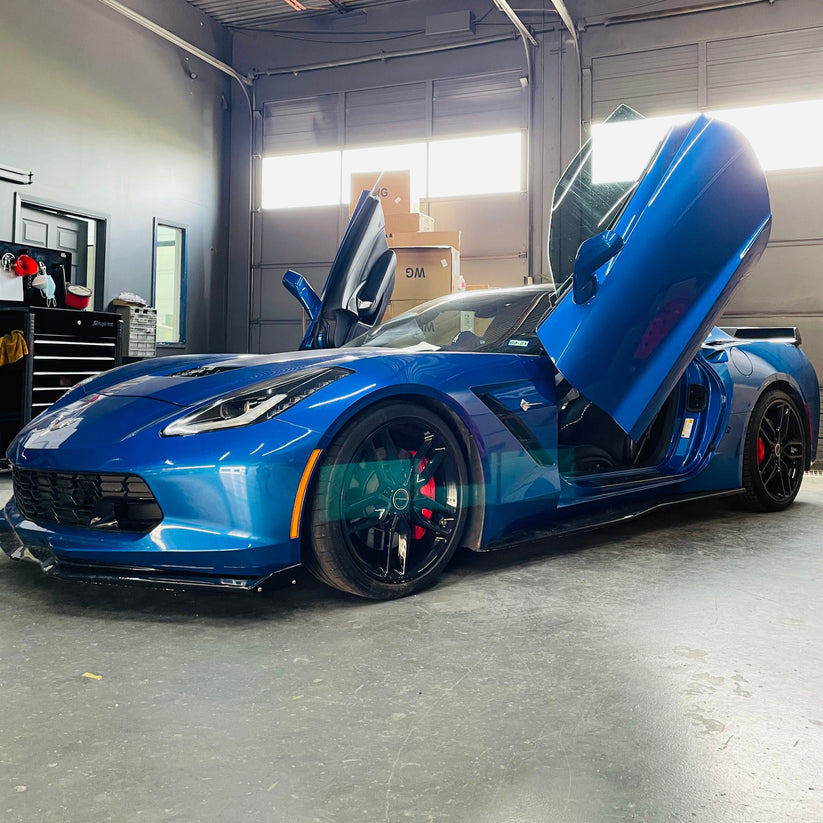Chevrolet Corvette C7 2014-2019 Vertical Doors Lambo Doors Kit – lambo ...